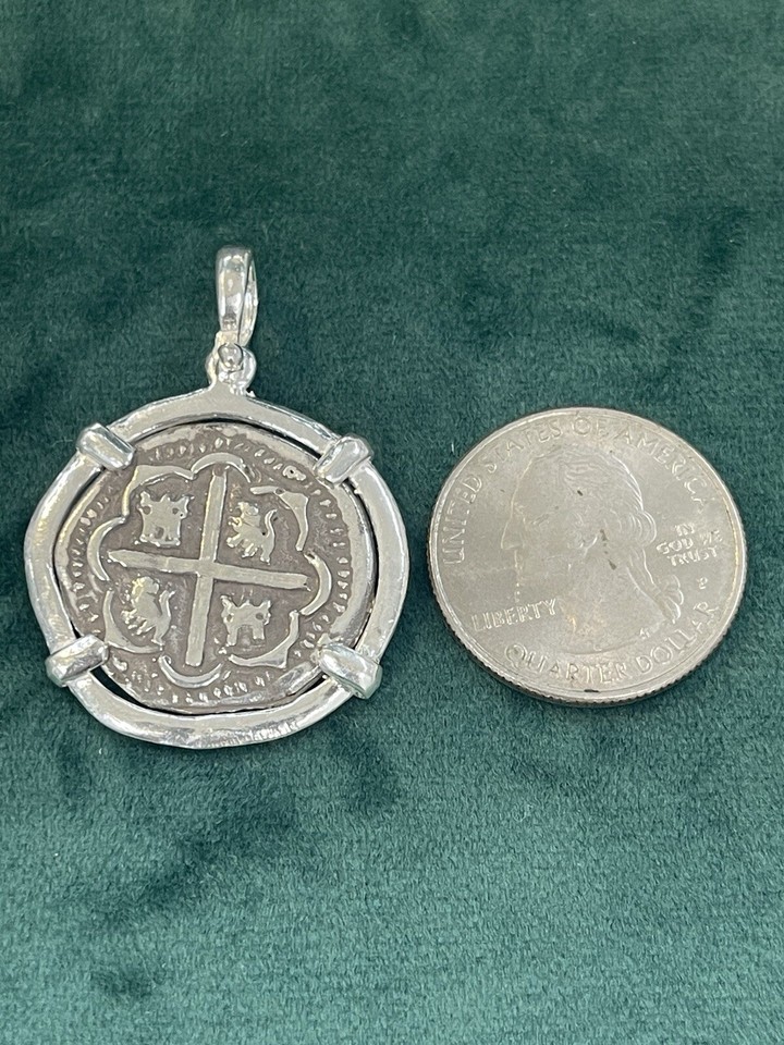 ATOCHA Solid Silver Coin Pendant Handmade From Atocha Silver Bar | eBay