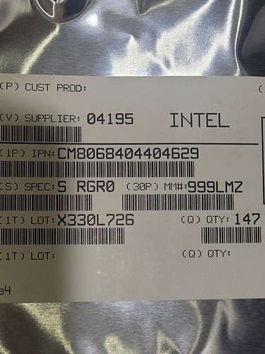 Intel 9th GEN i3-9100TE SRGR0 Quad Core Processor 2.2 GHz Socket ...