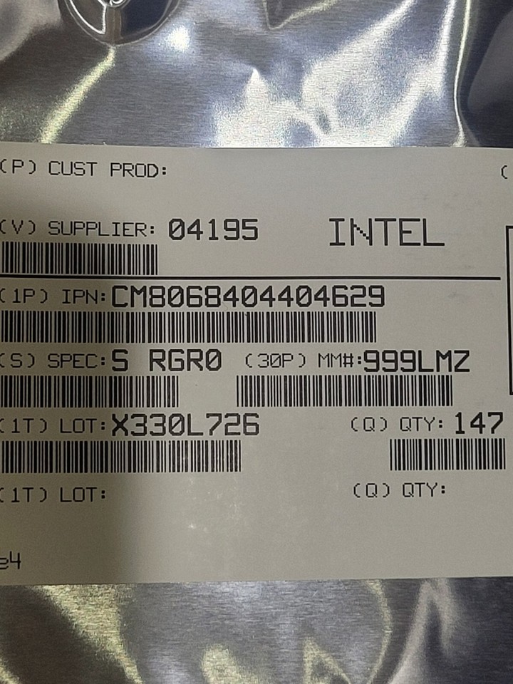 Intel 9th GEN i3-9100TE SRGR0 Quad Core Processor 2.2 GHz Socket ...