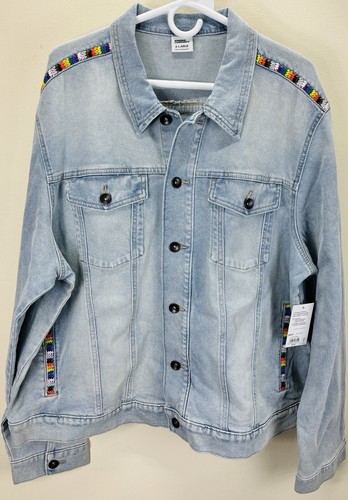 Sonoma Community Pride Month Adult Denim Trucker Jacket 🌈 Sz XL | eBay