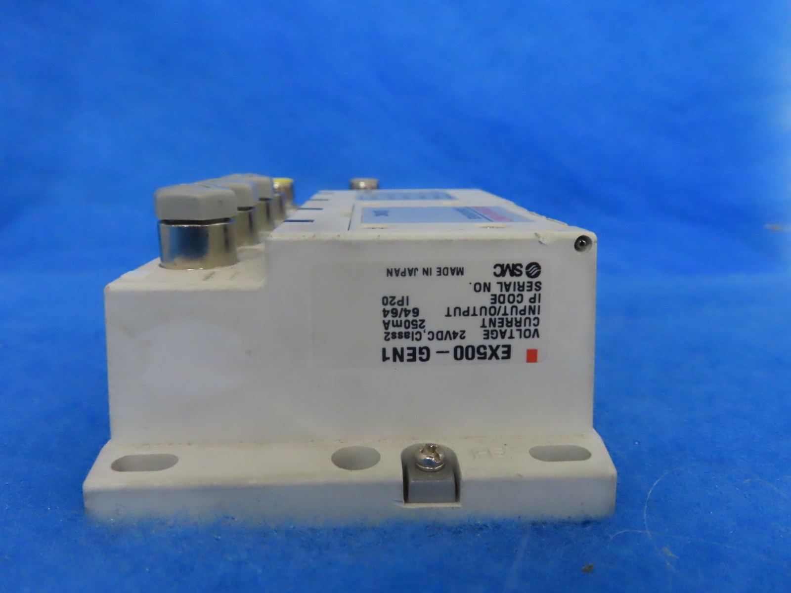 SMC GATEWAY UNIT EX500 SERIES EX500-GEN1 24VDC CLASS2 250MA 64/64 1P20 ...