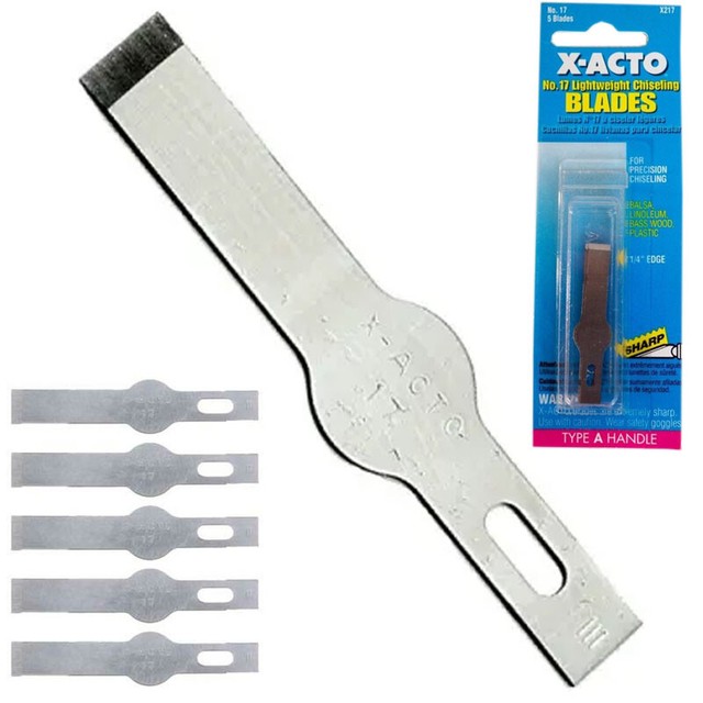 X-ACTO X217 #17 Precision Chiseling Blade Assortment Set for sale ...