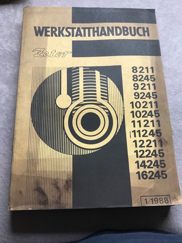 Zetor Werkstatthandbuch 8211 9211 10211 11211 12211 14245 16245 1988 | eBay