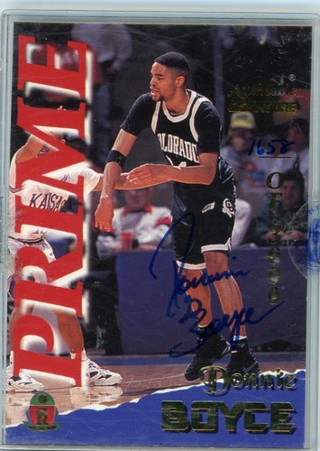 donnie boyce 1995 signature rookies prime authentic signature /3000 | eBay