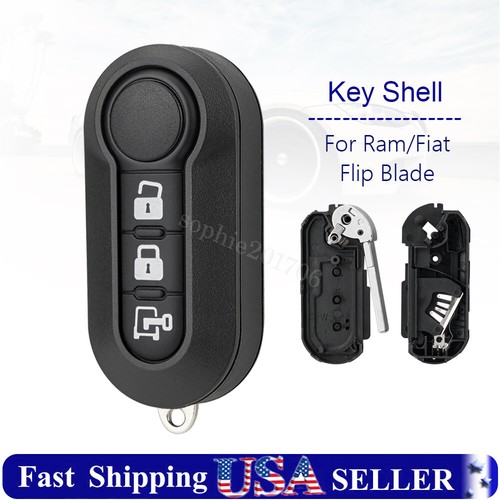 Replacement Flip Remote Key Fob Shell Case for Ram ProMaster City 2015 ...