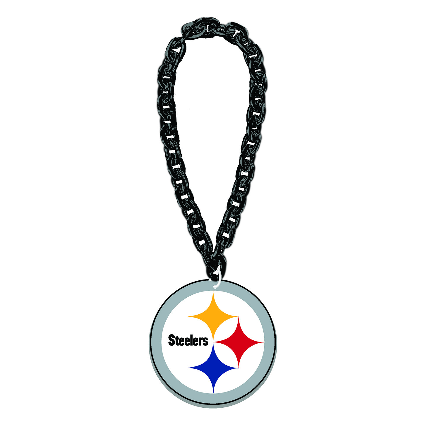 Pittsburgh Steelers Logo NFL Touchdown Fan Chain 10 Inch 3D Foam ...