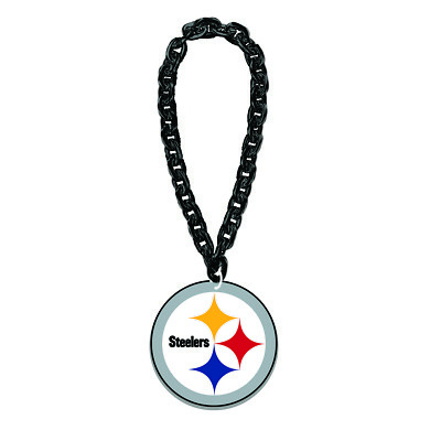 Pittsburgh Steelers Logo NFL Touchdown Fan Chain 10 Inch 3D Foam ...