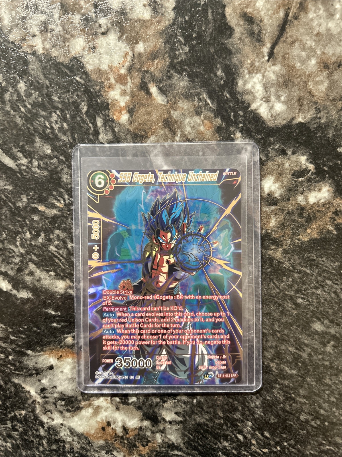 SSB Gogeta, Technique Unchained BT11-012 SPR - Dragon Ball Super Card ...