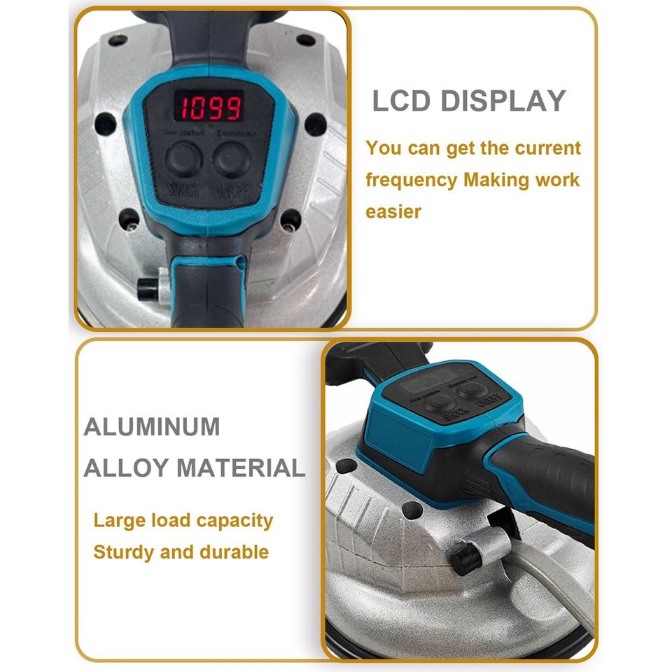 10 Speeds for Makita 18V LXT Battery Brushless Tile Vibration Leveling ...