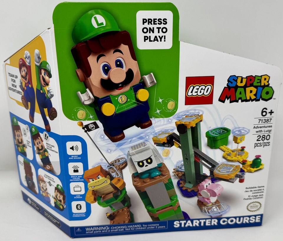 Lego 71387 - New - Super Mario Luigi Starter Pack Adventures with Luigi ...