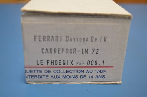 Le phoenix 1/43 Ferrari Daytona Gr.Ⅳ CARREFOUR LM72 | eBay