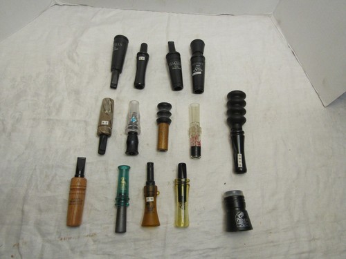 Lot of 14 Real Crow Raven Duck Hunting Game Call Caller Turkey Locator ...