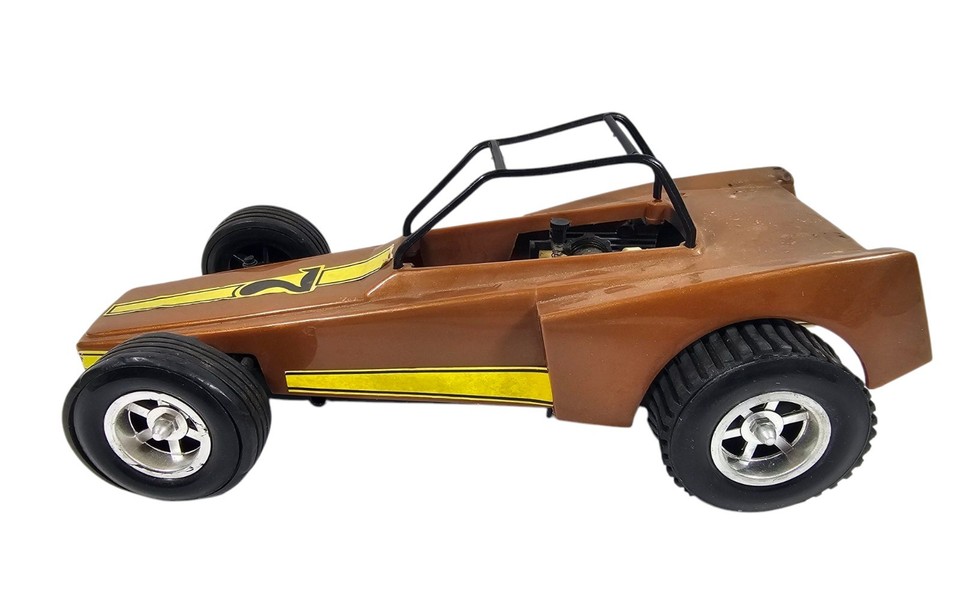 VTG 1970s Cox Sandblaster Sand Rail Dune Buggy Gas .049 Gas Tether Car ...