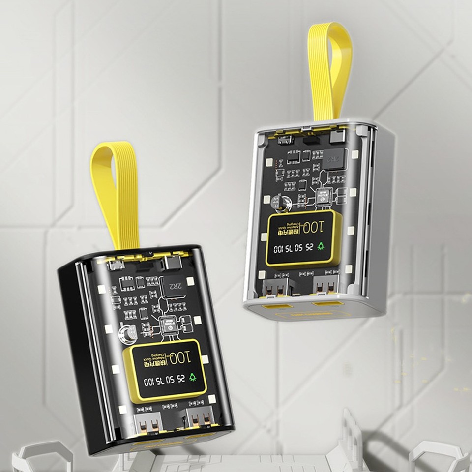 Battery Charger Box Portable DIY Power Bank Case LCD Fast Charging ...