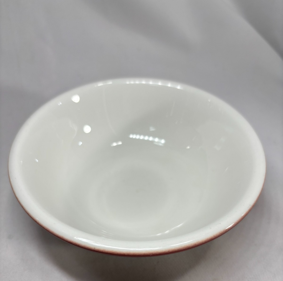 Vintage Mayer China Bowl Red Crest Wave 5.75" Cereal Bowl Restaurant ...
