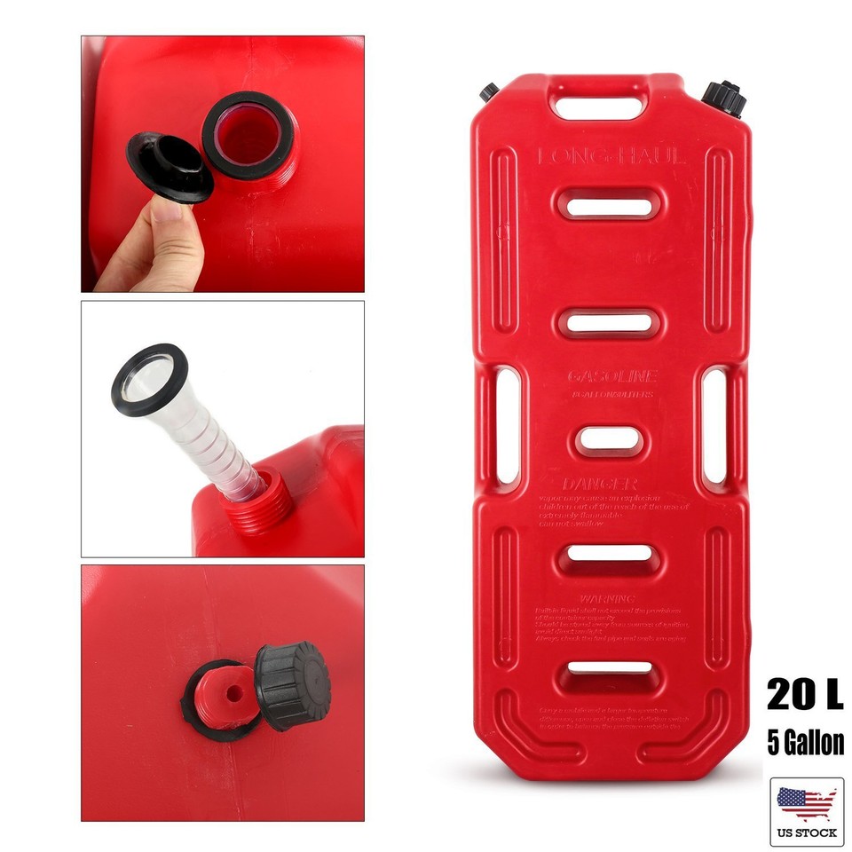 20L 5Gallon Gas Oil Gasoline Can Container Tank Fuel For Offroad Jeep Toyota ATV | eBay