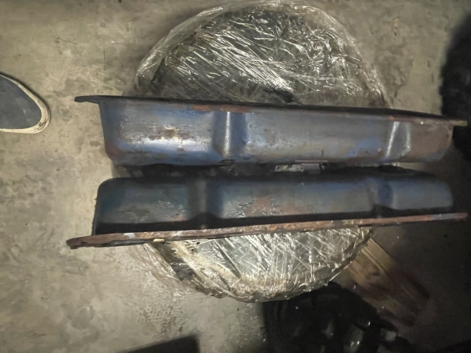 Vintage OEM Ford 351C Stamped Valve Cover Set 351 Cleveland blue 1973 ...