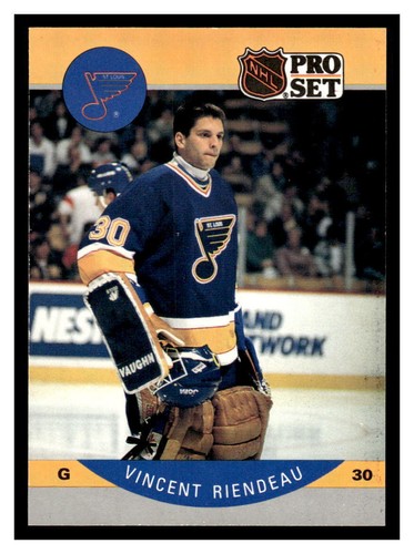 1990 Pro Set #270 Vincent Riendeau - St. Louis Blues RC | eBay