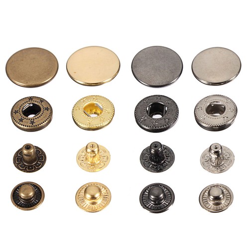 Heavy Duty Poppers Snap Fastener Press Stud Sewing Rivet Leather Craft ...