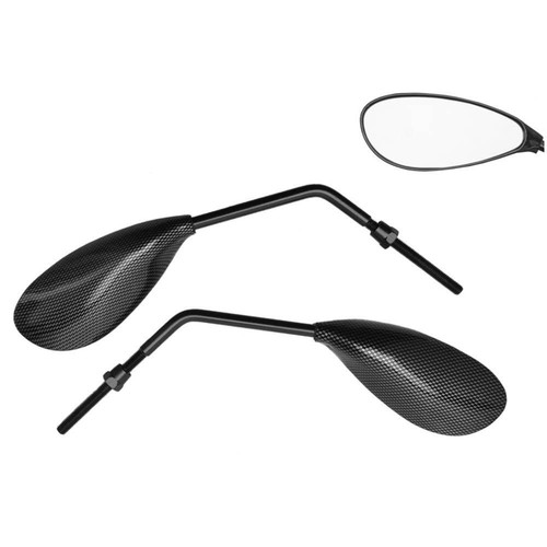 Pair of TNT Demon Drop Black Mirrors M8 Piaggio 300 MP3 LT Touring 2009 ...