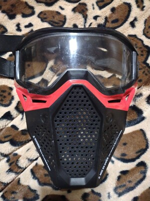 Nerf RIVAL Red Team Protective Adjustable Face Mask(2014Hasbro)Safety ...