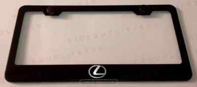 Lexus F Sport Stainless Steel Black Finished License Plate Frame Rust ...