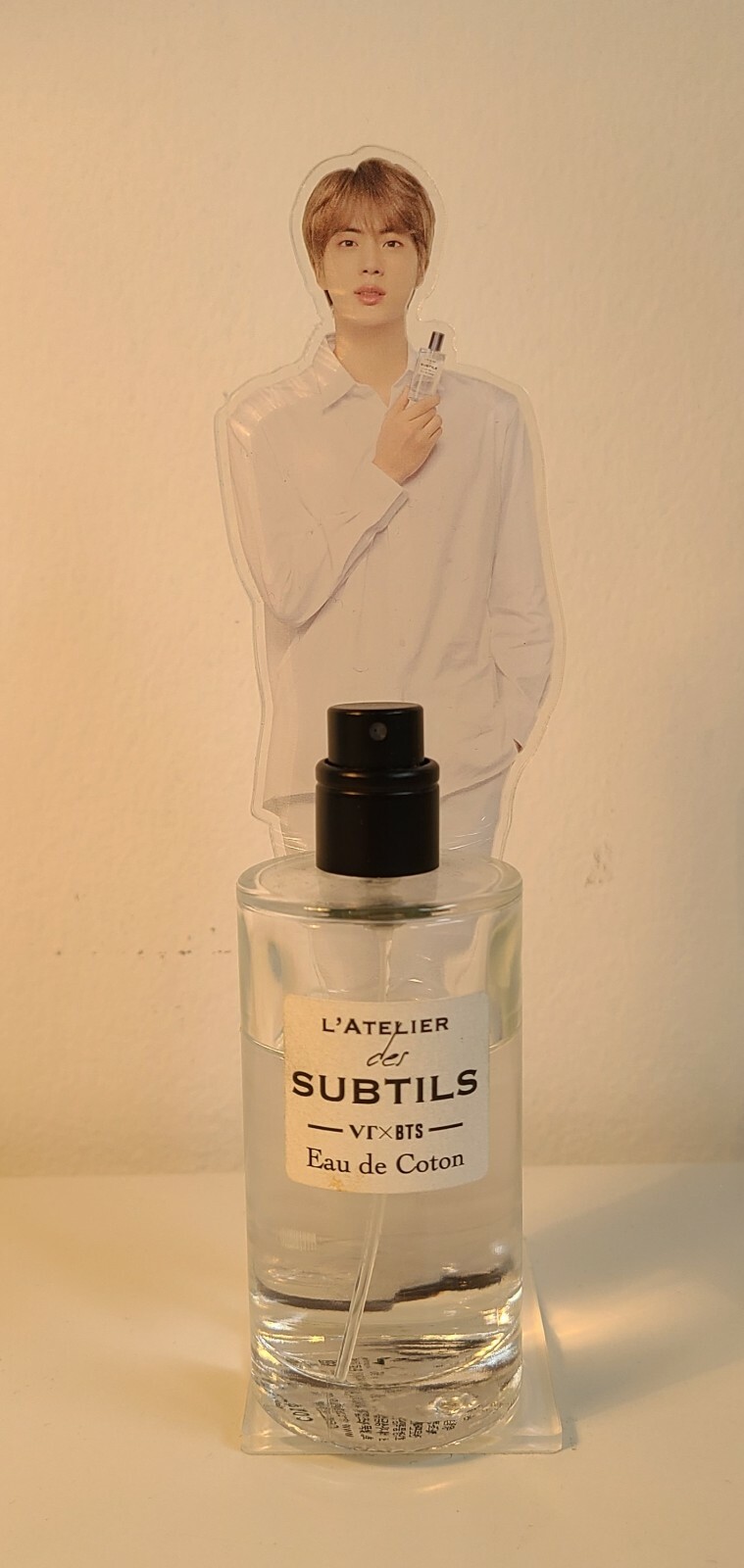 BTS (JIN) Coton Perfume with Acrylic Standee (BEST SCENT- SALE!)