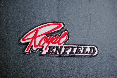 Royal Enfield - Script- Iron/Sew On Patch Biker - Ton Up Boys No2300 ...
