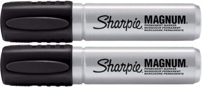 Sharpie Pro Magnum Permanent Marker, Black 2 pack Free Shipping | eBay