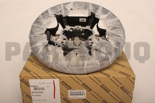 4510060750C2 Genuine Toyota WHEEL ASSY, STEERING 45100-60750-C2 | eBay ...