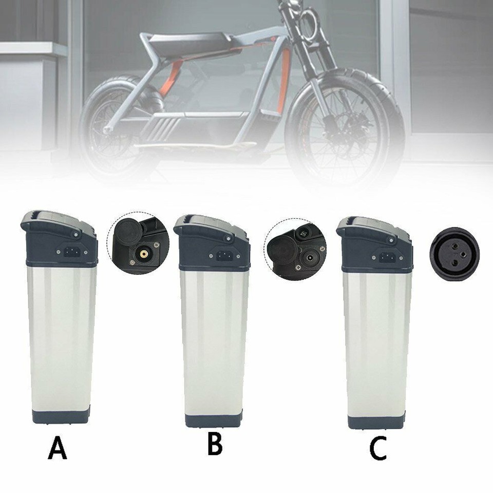 Electric bicycle Battery Box Case E-bike Box Holder For 18650 36/48V ...