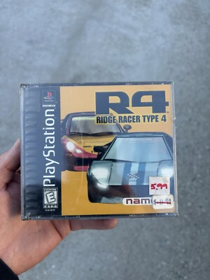 PlayStation 1 Ridge Racer Type 4 Video Game Double Discs Namco 1998 ...