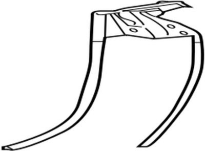 67866-53010 Toyota Weatherstrip, center pillar upper end, lh 6786653010 ...