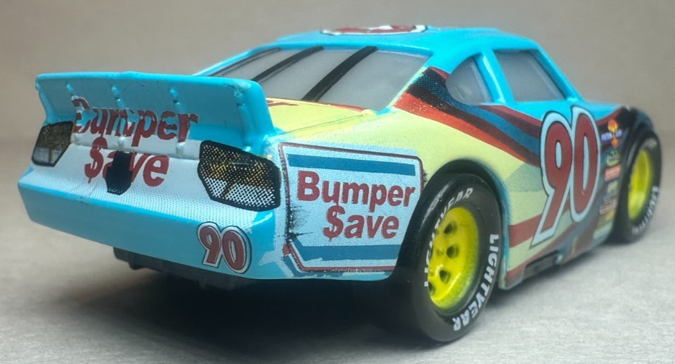 Disney Pixar Cars 3 Ponchy Wipeout Bumper Save Diecast Stock Car Piston ...