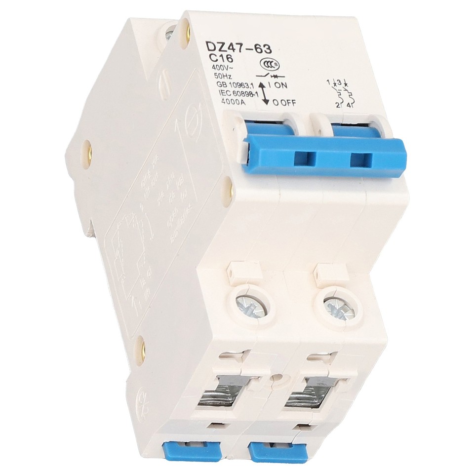2P Miniature Circuit Breaker Isolation Function 2P Multiple Protection ...