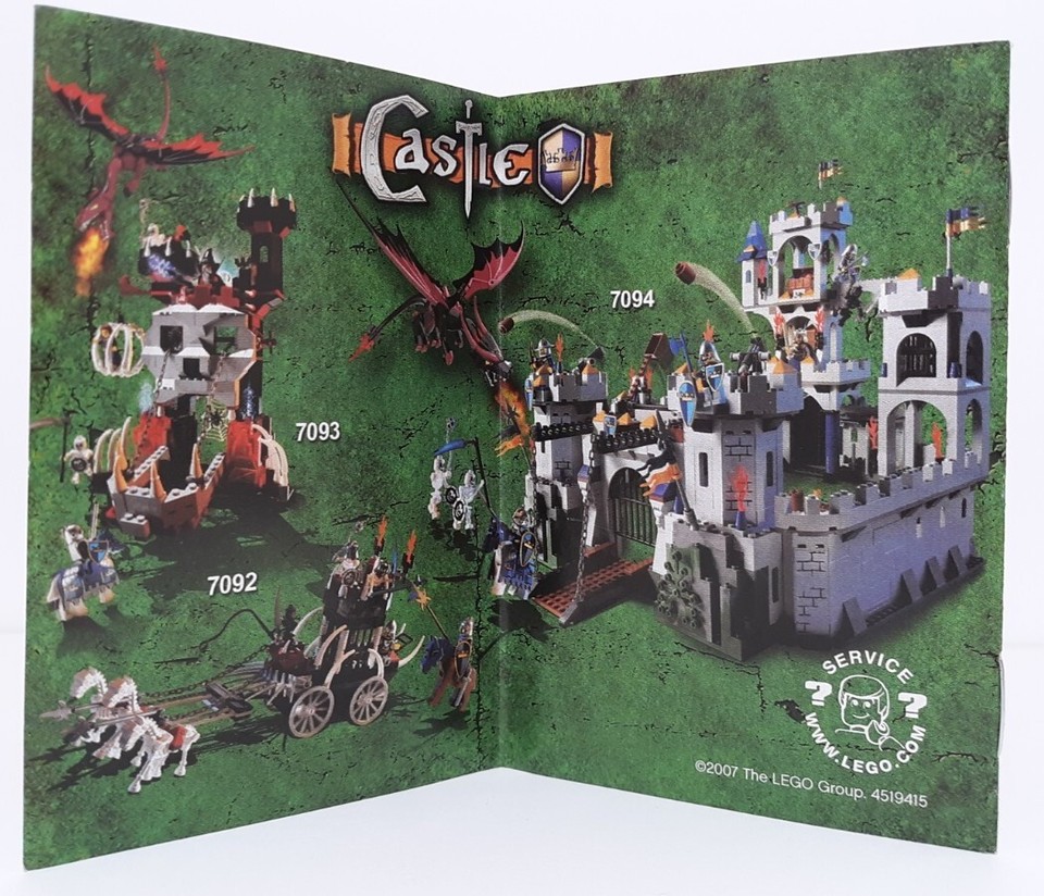 Lego Instruction Manual Only For Set 7009 Castle Fantasy Era The Final ...