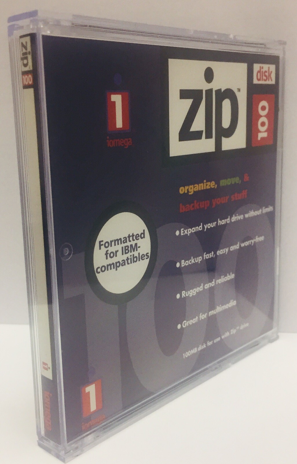 Iomega IBM Formatted 100MB Zip Disk Diskette PC100 Storage For Iomega ...