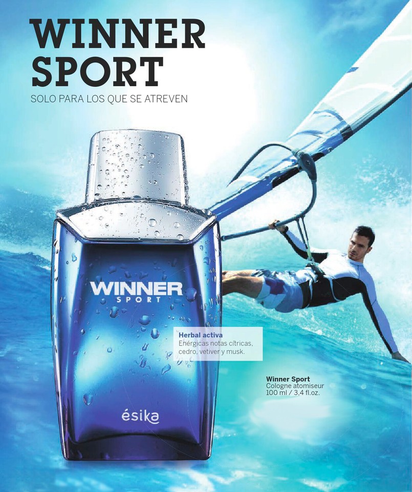 Esika WINNER SPORT Cologne For Men, 100 ML | eBay