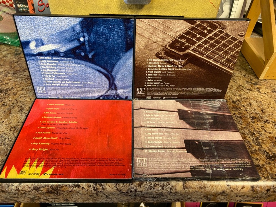 4 CD lot - JAZZ comps 1995 VG+ [Bela Fleck Ahmad Jamal Gerry Mulligan ...