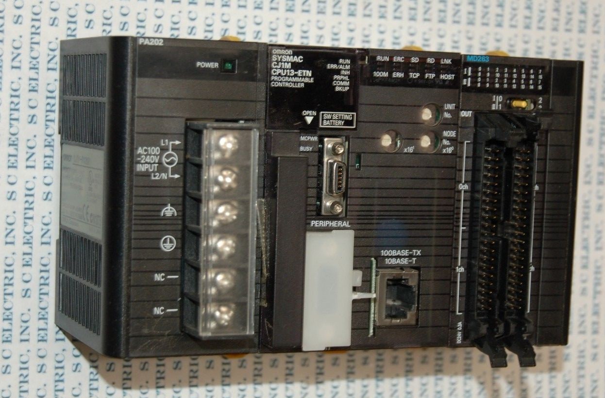 OMRON CJ1W-PA202, CH1M-CPU13-ETN, MD-263 | eBay