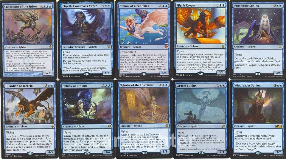 Custom Sphinx Tribal Commander EDH Deck - Unesh, Criosphinx Sovereign ...