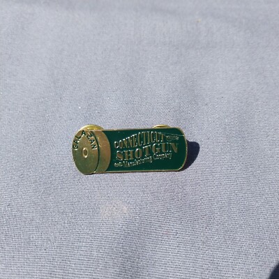 CSM Connecticut Shotgun Manufacturing Shotgun Shell Shaped Lapel Hat ...