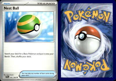 Pokemon TCG Nest Ball - 181/198 - Uncommon NM, English Pokemon Scarlet ...