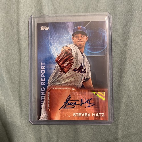 STEVE MATZ 2016 TOPPS SCOUTING REPORT AUTOGRAPH AUTO! NEW YORK METS! | eBay