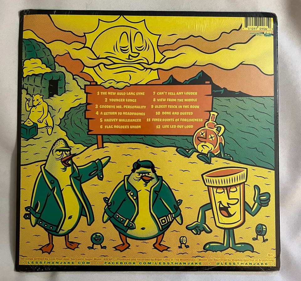 Less Than Jake - Greetings & Salutations LP 2012 Fat Wreck Chords ...