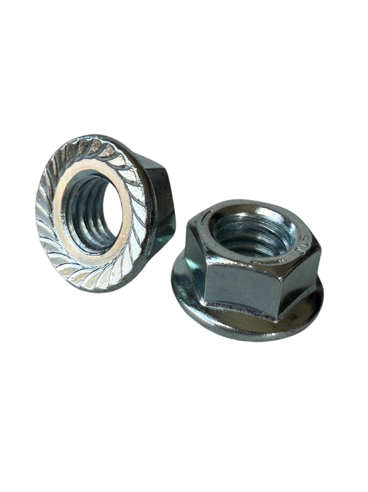 (100) 5/16"-18 Grade 5 Serrated Flange Whiz Lock Nuts Coarse Thread ...