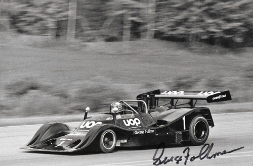 George Follmer SIGNED UOP Shadow DN4 SCCA Can Am Road Amercia 1974 | eBay
