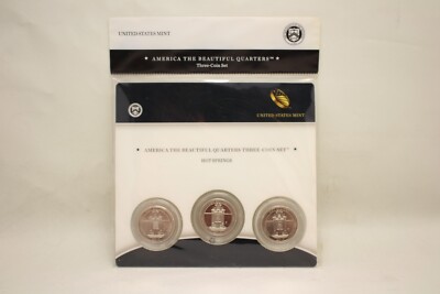 US Mint America The Beautiful Quarters Three Coin Set Hot Springs | eBay