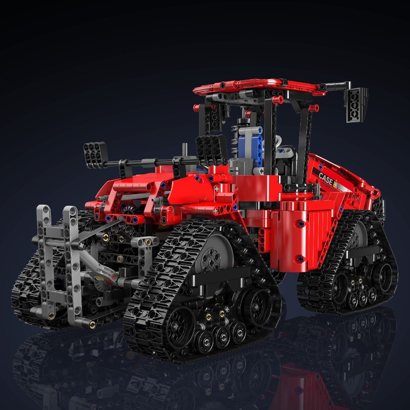 Mould King 18020 Pneumatic Tracked Tractor Engineering Vehicle Building ...