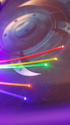 4x Rods ** Neon Fiber Optics. Replace Sight Rods .060"/1.5mm or .040 ...